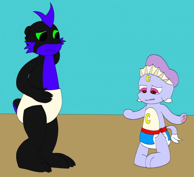 Gaomon In Diapers Weasyl FN Agumonofalchemy