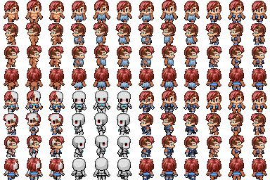 FN - Artwork - Sally Acorn RPG VX/VX Ace Sprites