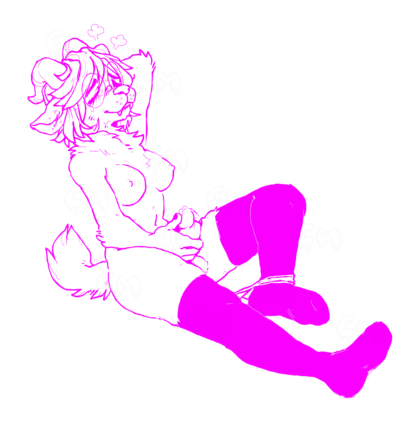 Rule 34 Anthro Balls Bite Biting Lip Biting Own Lip Bodily Fluids 8226