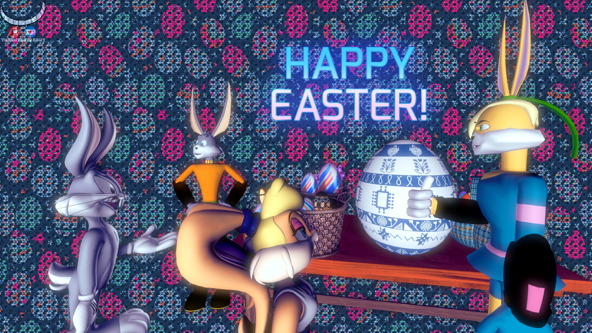FN - Artwork - [SFM] Poster for Easter 2K23 #6 - Bunny Crossover