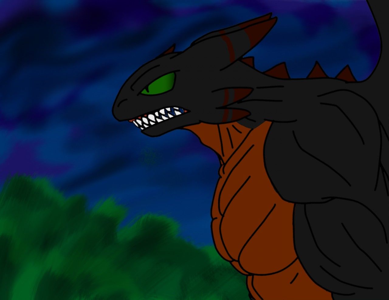 Dragon growth animation